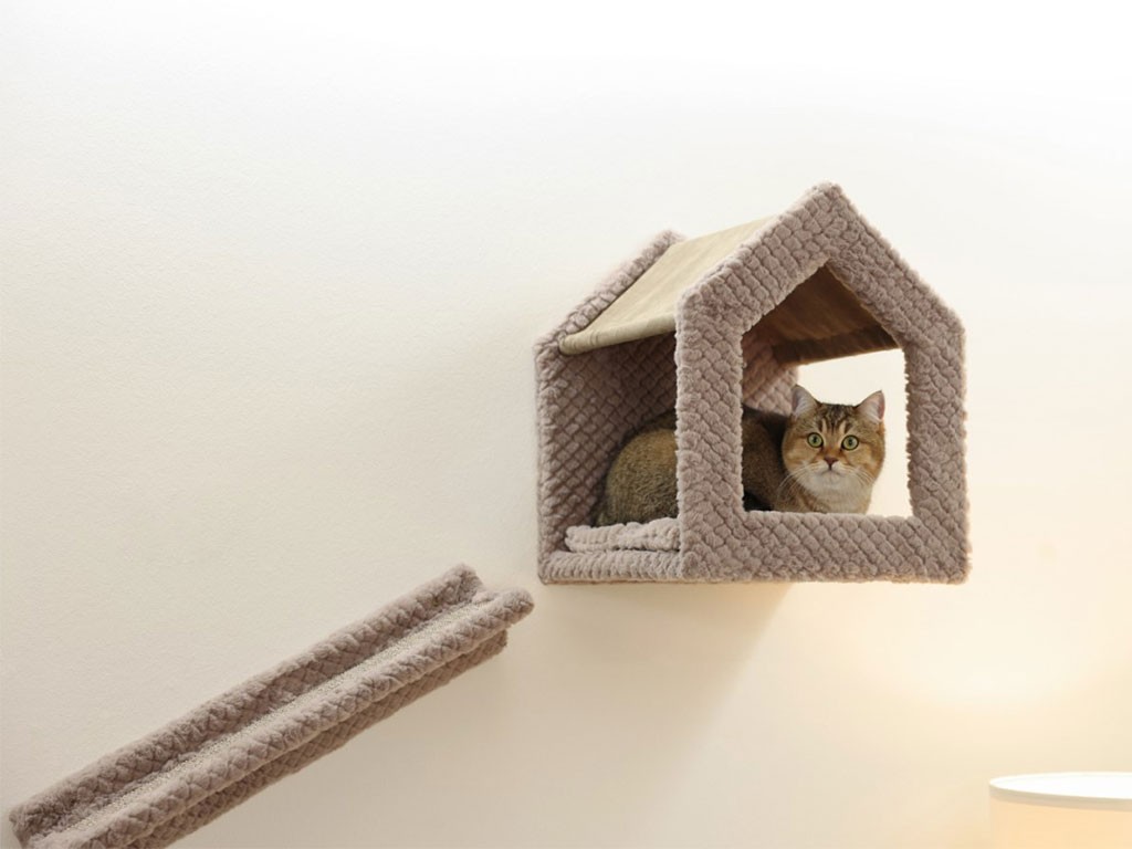 Kočičí strom na zeď KERBL 80920 MONTE BALDO, sada nástěnných pater ...